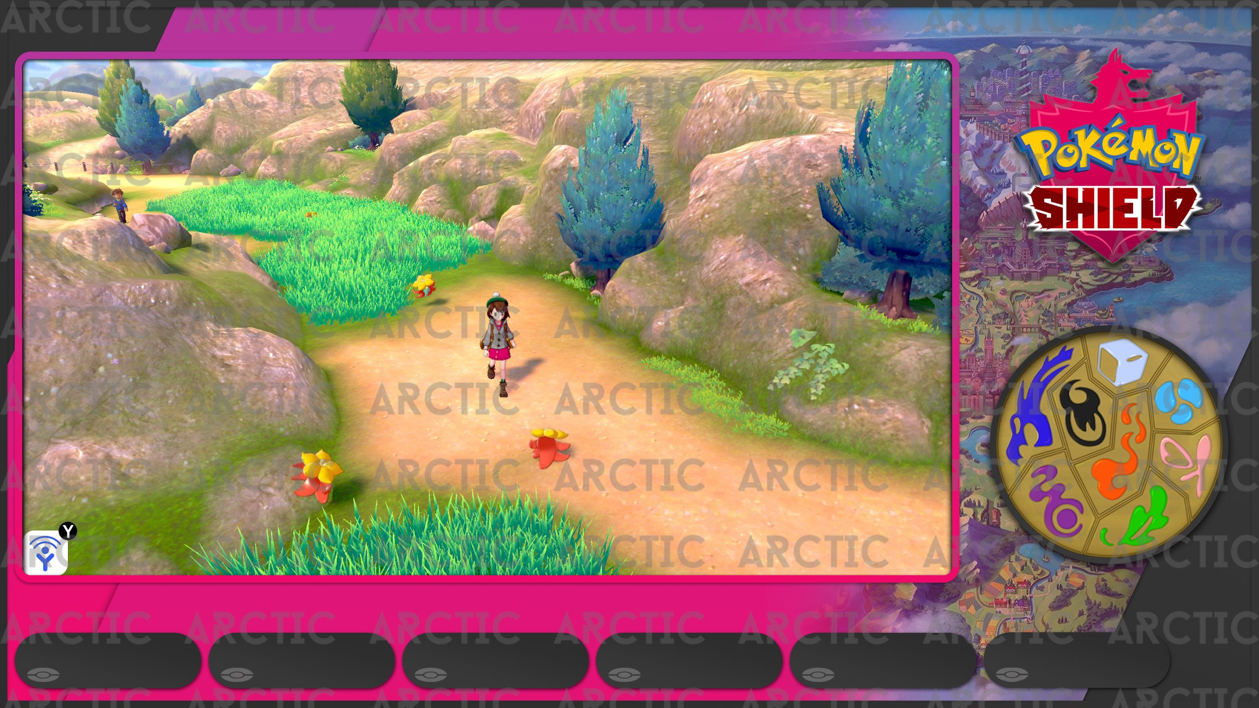 Pokémon Shield Overlay/layout for Youtube/twitch - Etsy