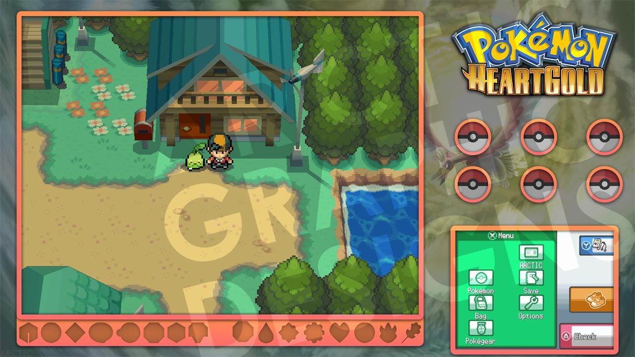 Pokémon Heartgold Overlay/layout for Youtube/twitch - Etsy
