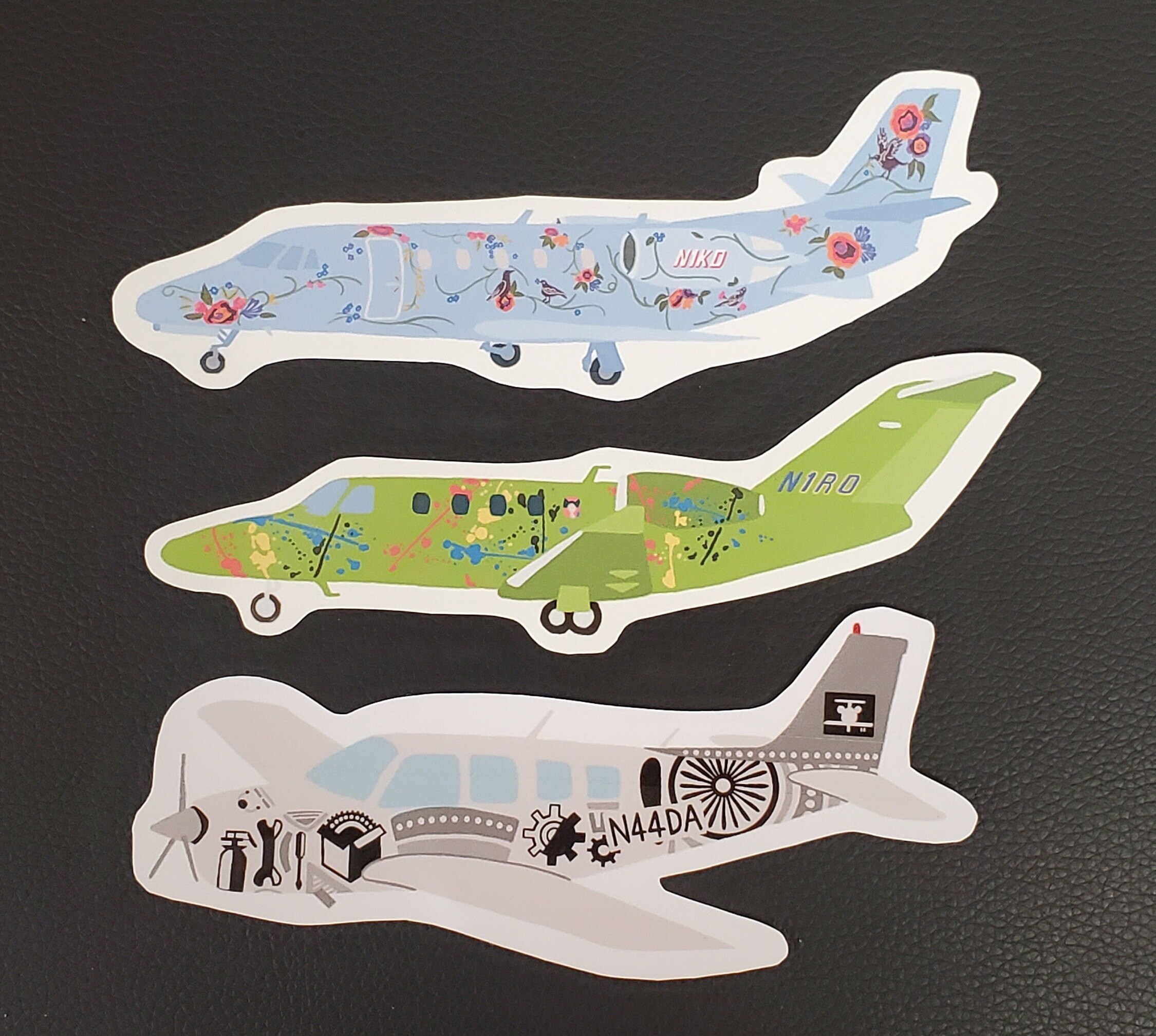 Custom Airplane Sticker - Etsy