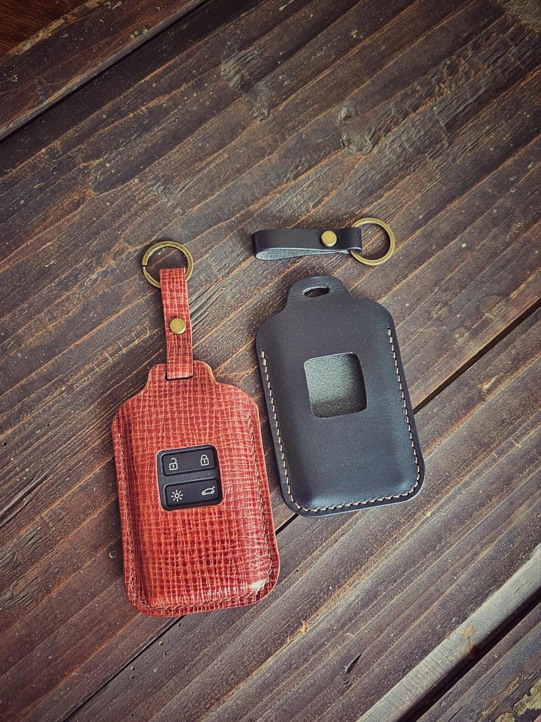 Leather Key Card Cover Renault Dacia Keycard Holder From Leather ...