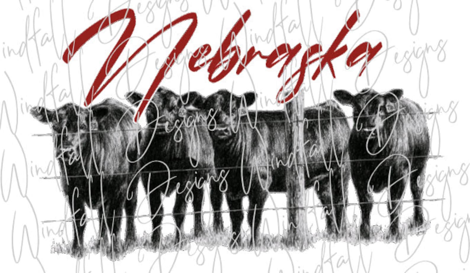 Nebraska Cows, Western Vibes, Sublimation Designs and Instant Digital ...