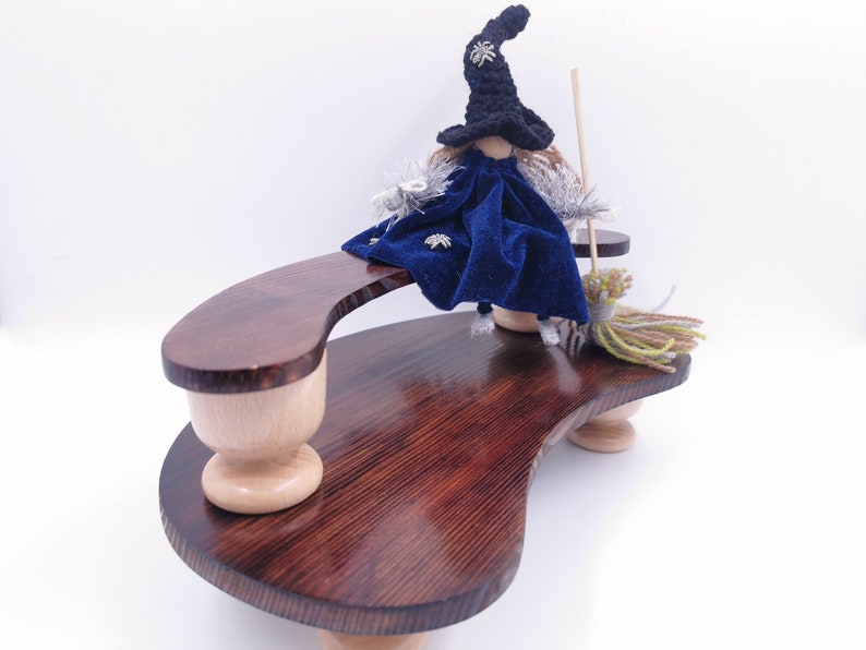 Altar Table Little Natural Pine Wood Dark Witch House Decor, Meditation ...