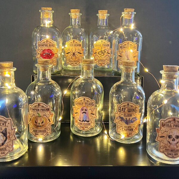 Potion Bottles - Etsy