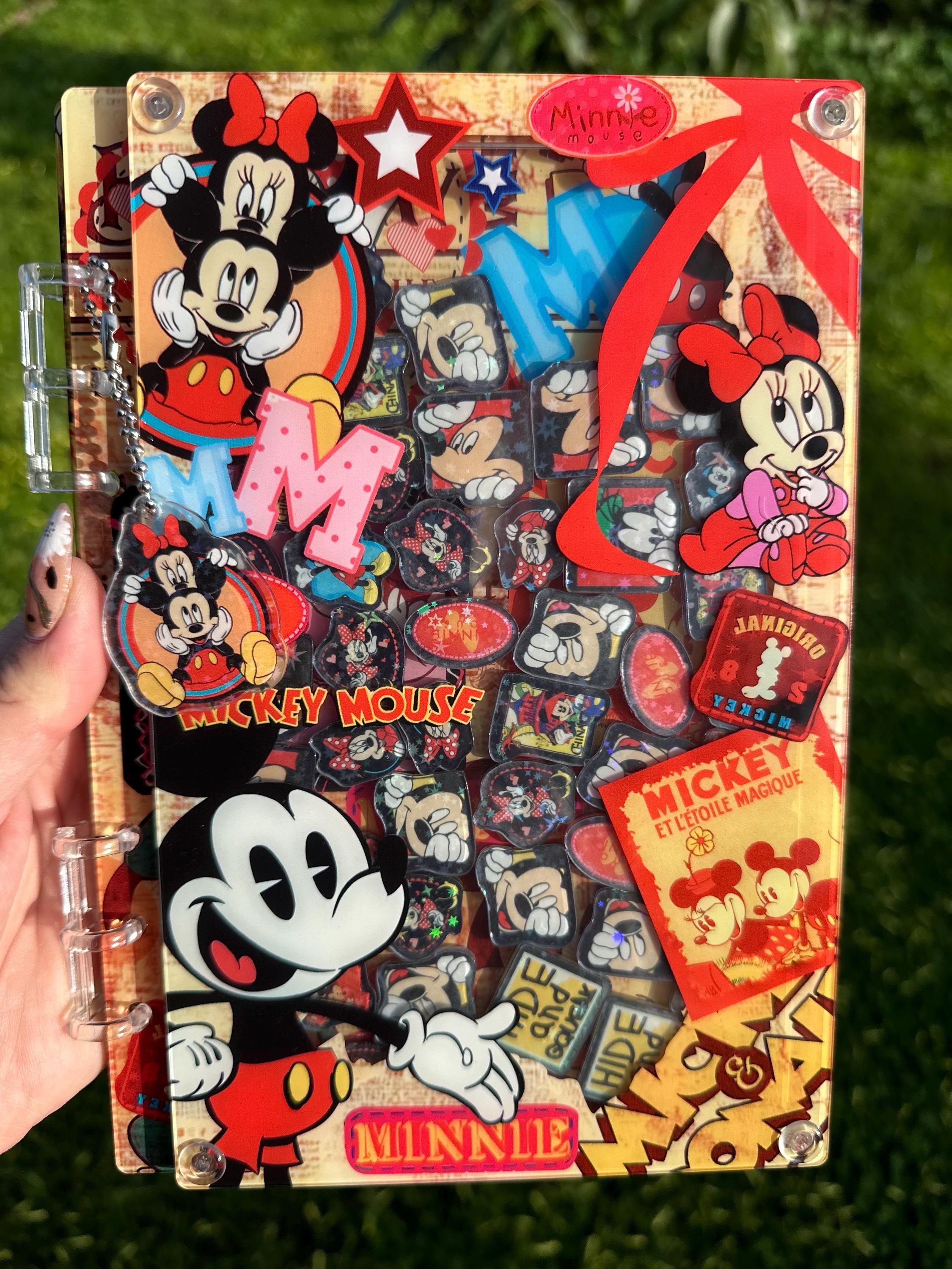 Mickey Mouse Acrylic Notebook Shaker - Etsy