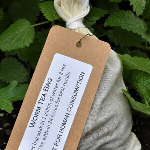 Worm Tea Bags - 100% Organic Fertilizer Alternative - Etsy