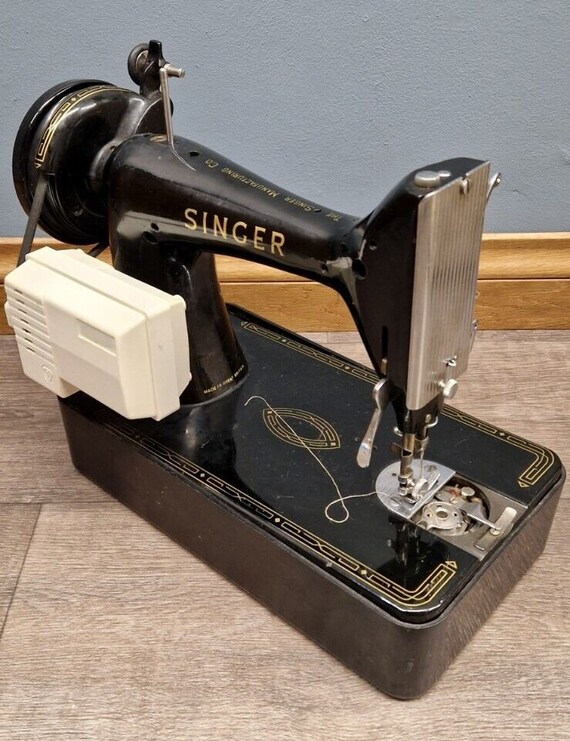 Vintage Singer Electric Sewing Machine 99k - Etsy