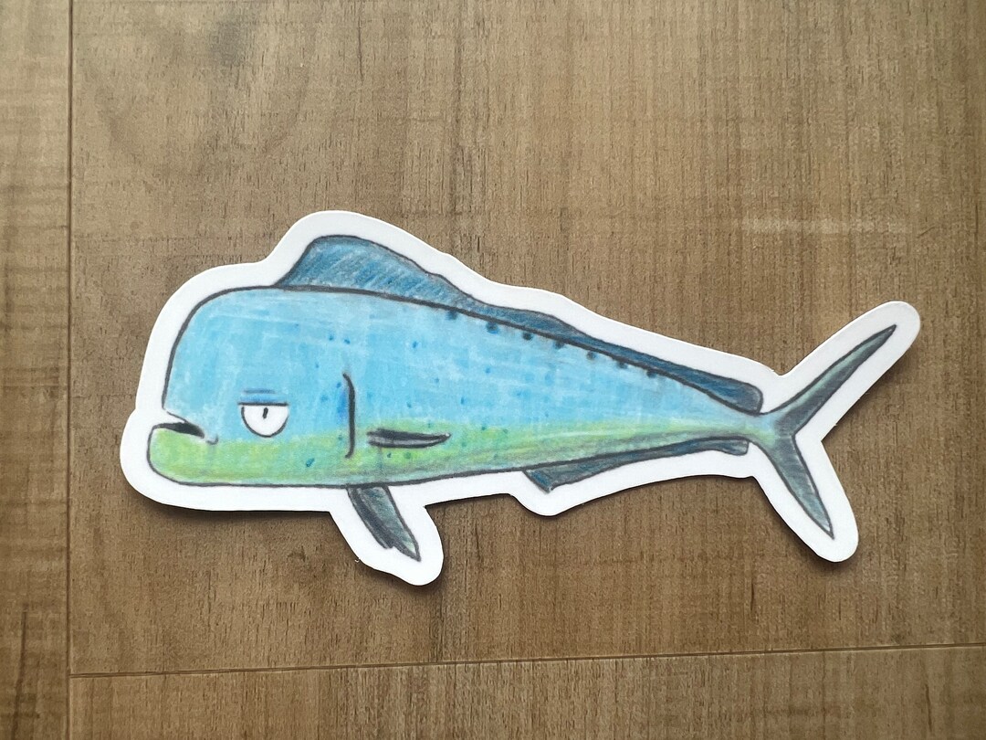 Mahi-mahi Sticker - Etsy