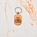 Custom Viking Symbol Wooden Keychain - Laser Engraved Personalised ...