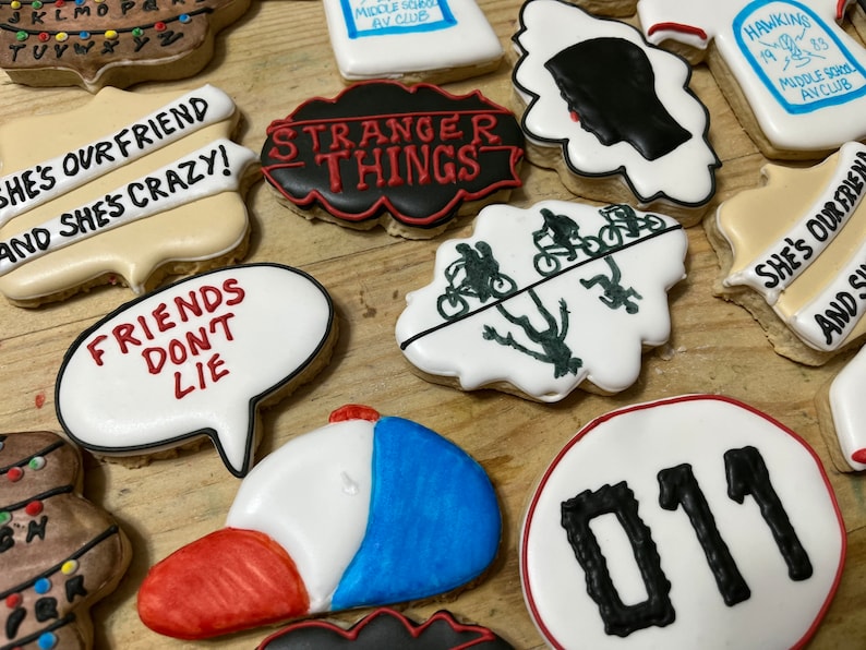 Stranger Things Cookies - Etsy