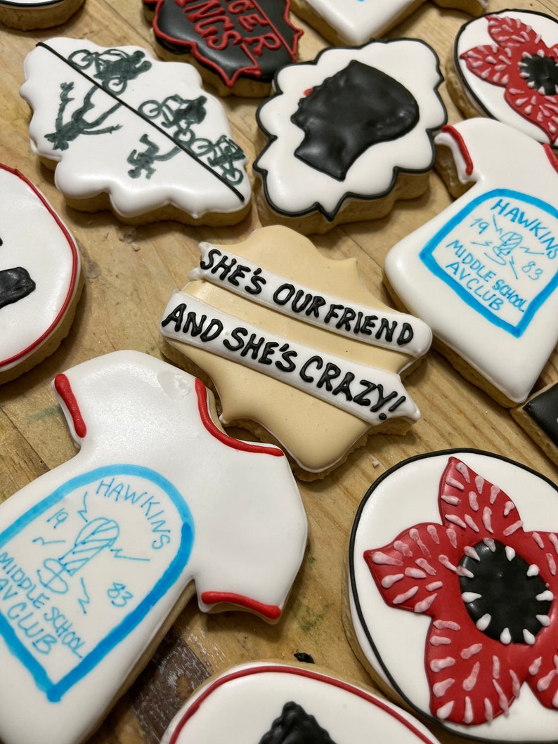Stranger Things Cookies - Etsy