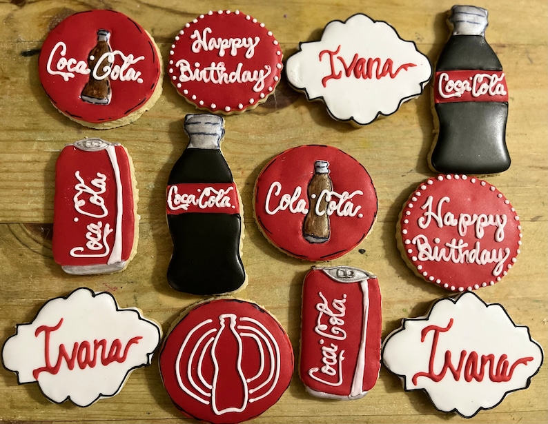 Coca Cola Cookies - Etsy