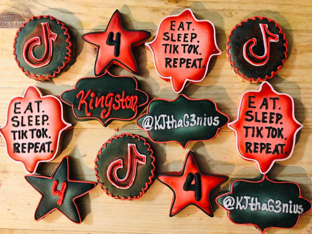Tik Tok Cookies - Etsy