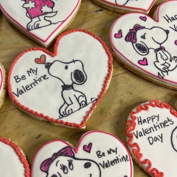 Snoopy Valentine Treat - Etsy