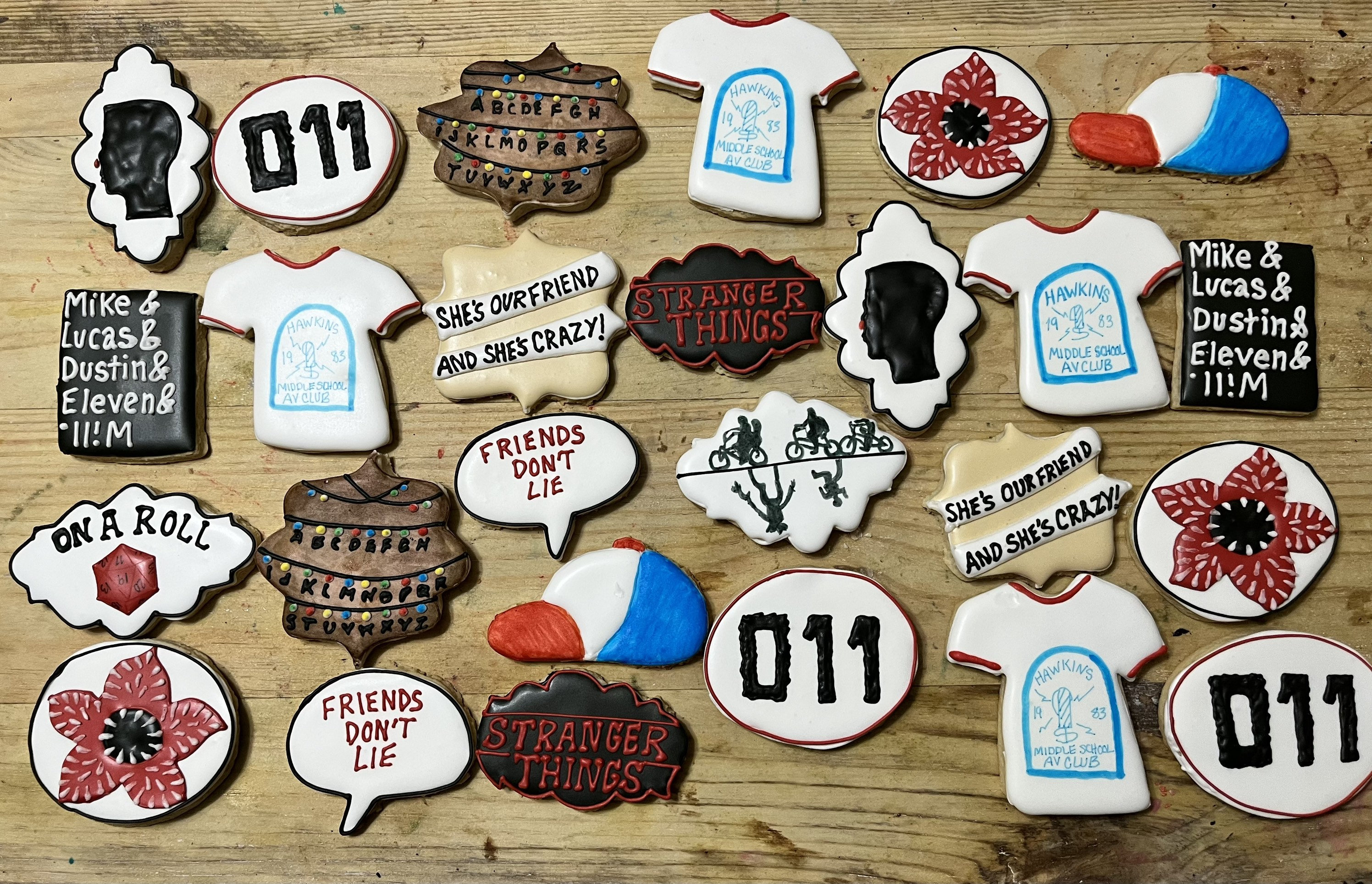 Stranger Things Cookies - Etsy