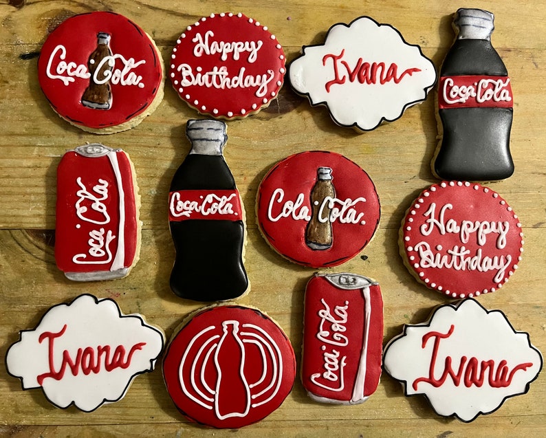 Coca Cola Cookies - Etsy