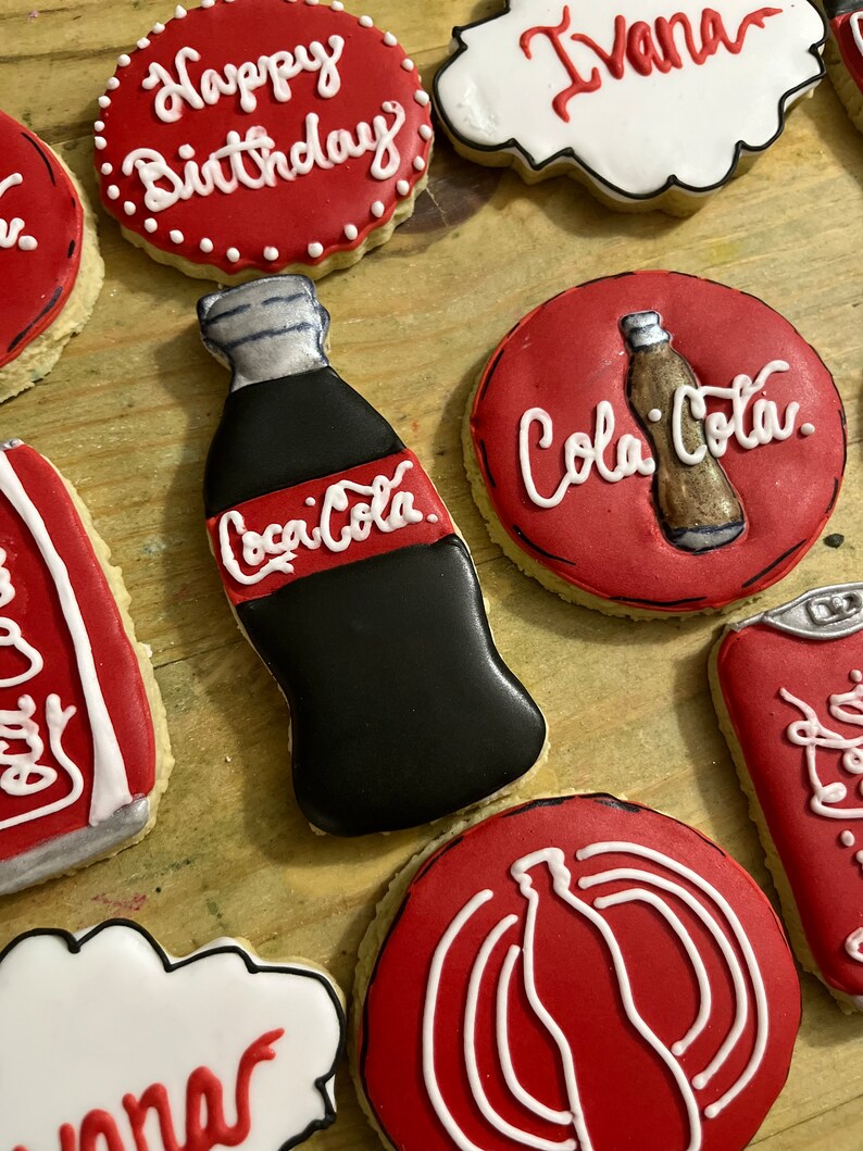 Coca Cola Cookies - Etsy