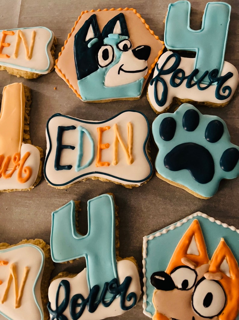 Bluey Cookies - Etsy