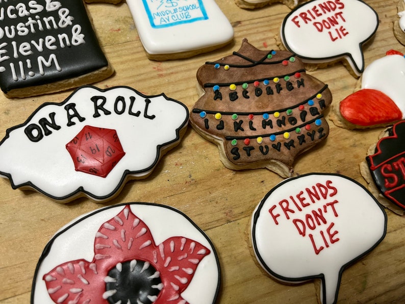 Stranger Things Cookies - Etsy