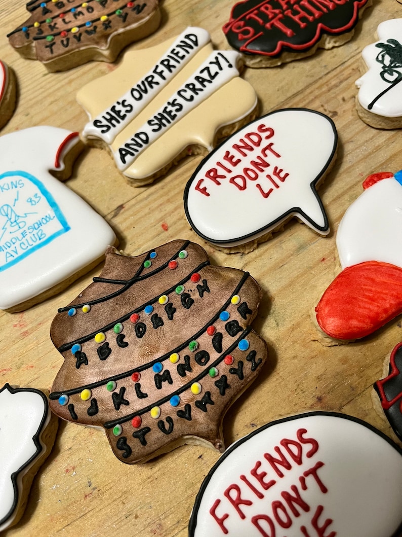 Stranger Things Cookies - Etsy