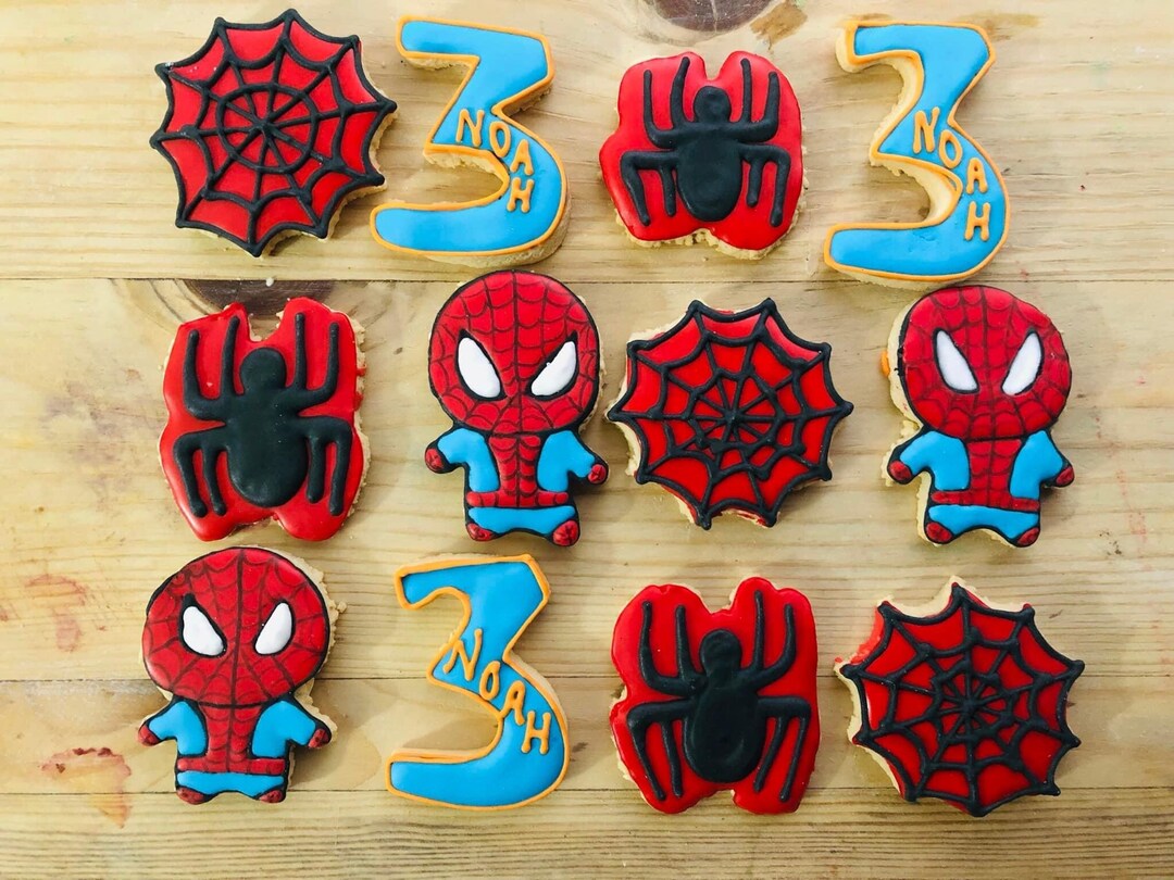 Spidey Cookies - Etsy