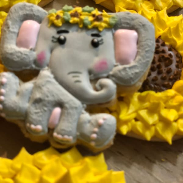 Elephant Cookies - Etsy