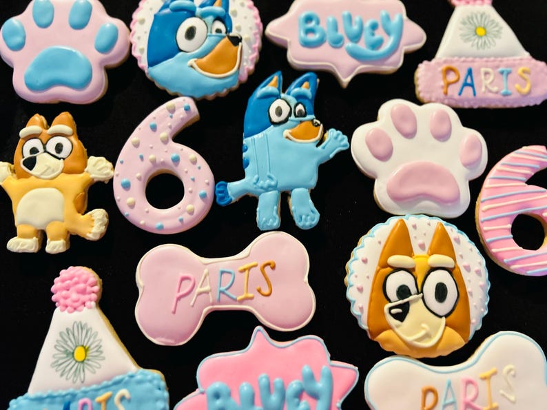 Bluey Cookies 3 - Etsy