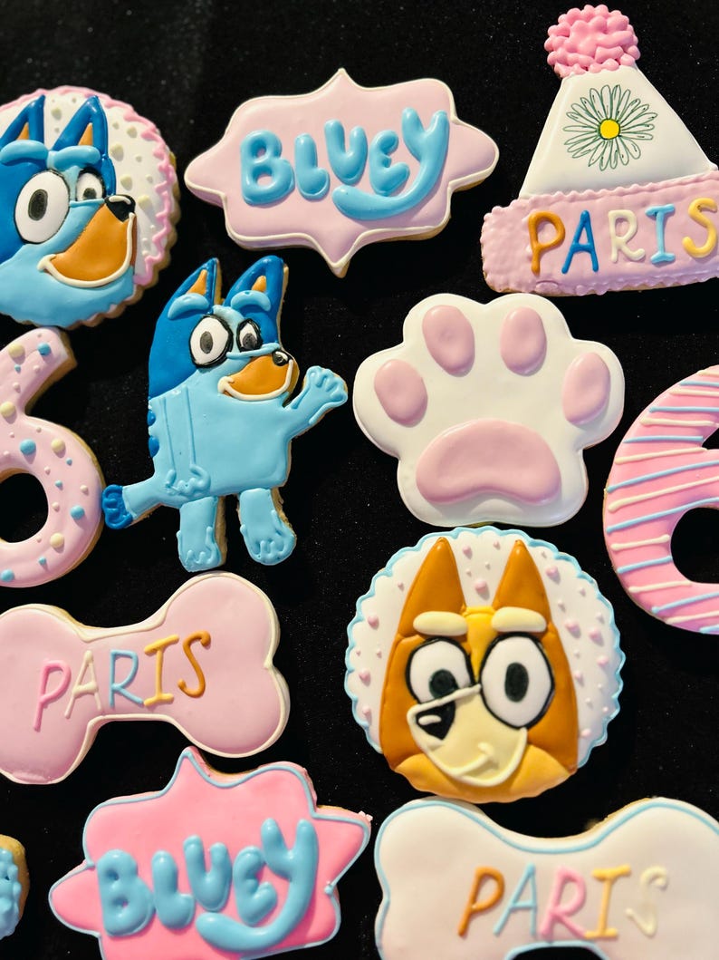 Bluey Cookies 3 - Etsy