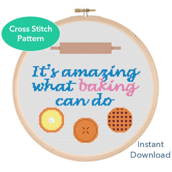 Cross Stitch Baking - Etsy