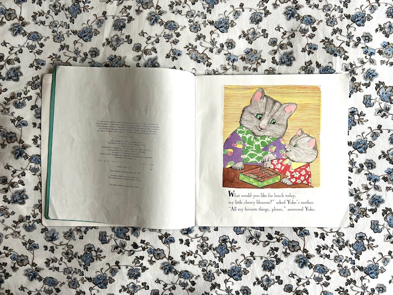 Yoko Rosemary Wells Vintage Children's Paperback Picture Book - Etsy