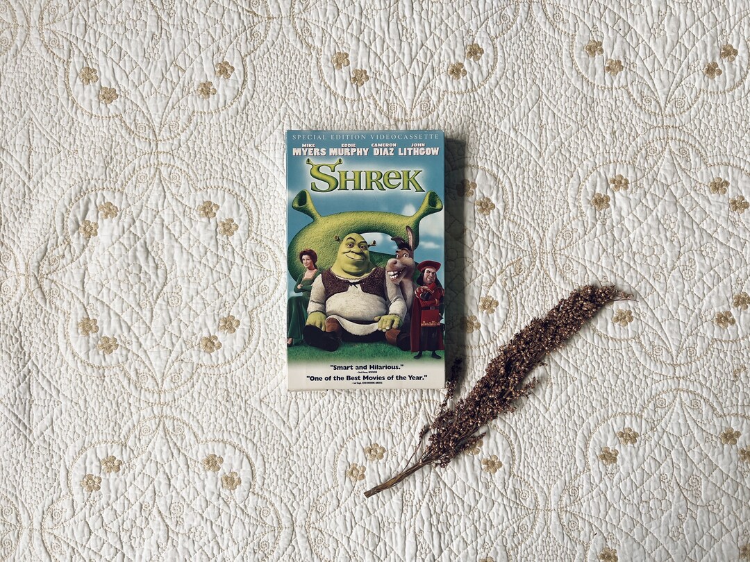 Shrek Vintage Children's Movie Animated Cartoon VHS Tape - Etsy