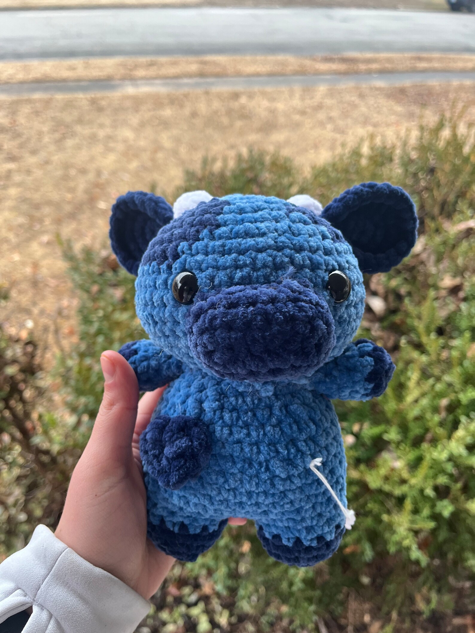 Crochet Blueberry Cow Plushie - Etsy