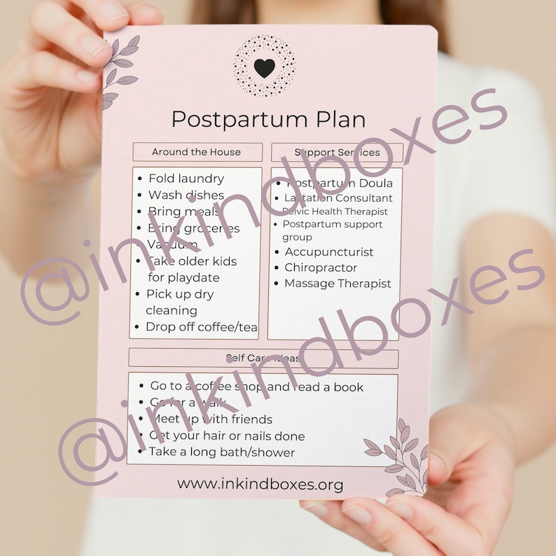 Postpartum Care Plan | New Parent Support | Preparing for After Baby ...