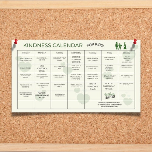 Random Acts of Kindness Bingo - Etsy