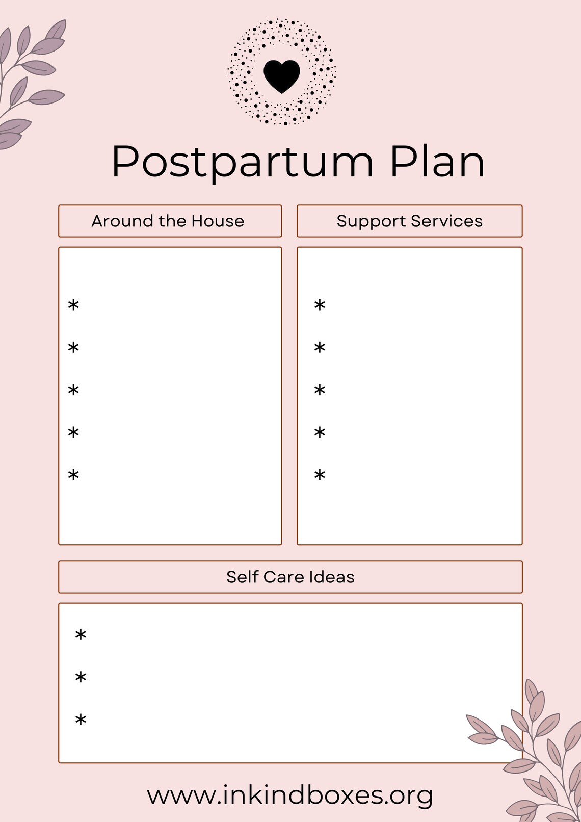 Postpartum Care Plan | New Parent Support | Preparing for After Baby ...