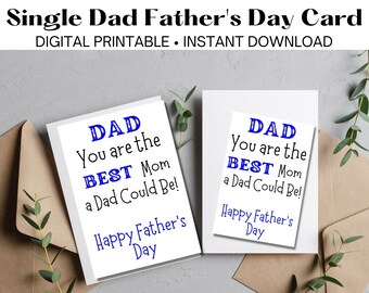 Card for Single Dad - Etsy