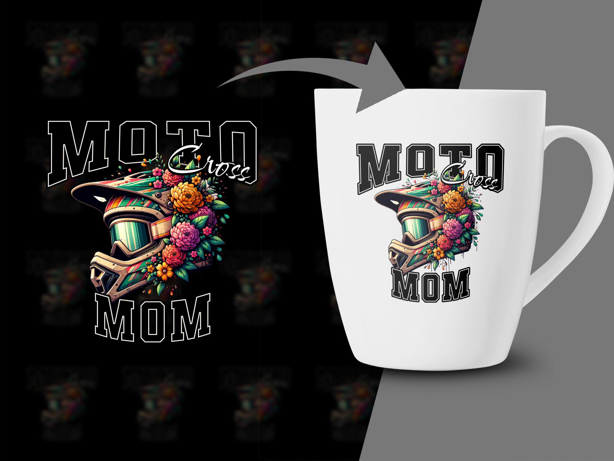Motocross Mom Digital Art PNG, Moto Graphic for Printables, Motocross ...