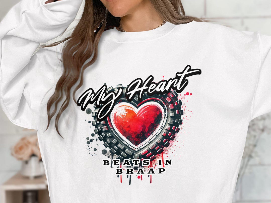 Heartbeat Braap PNG Digital Download, My Heart Beats in Braap ...