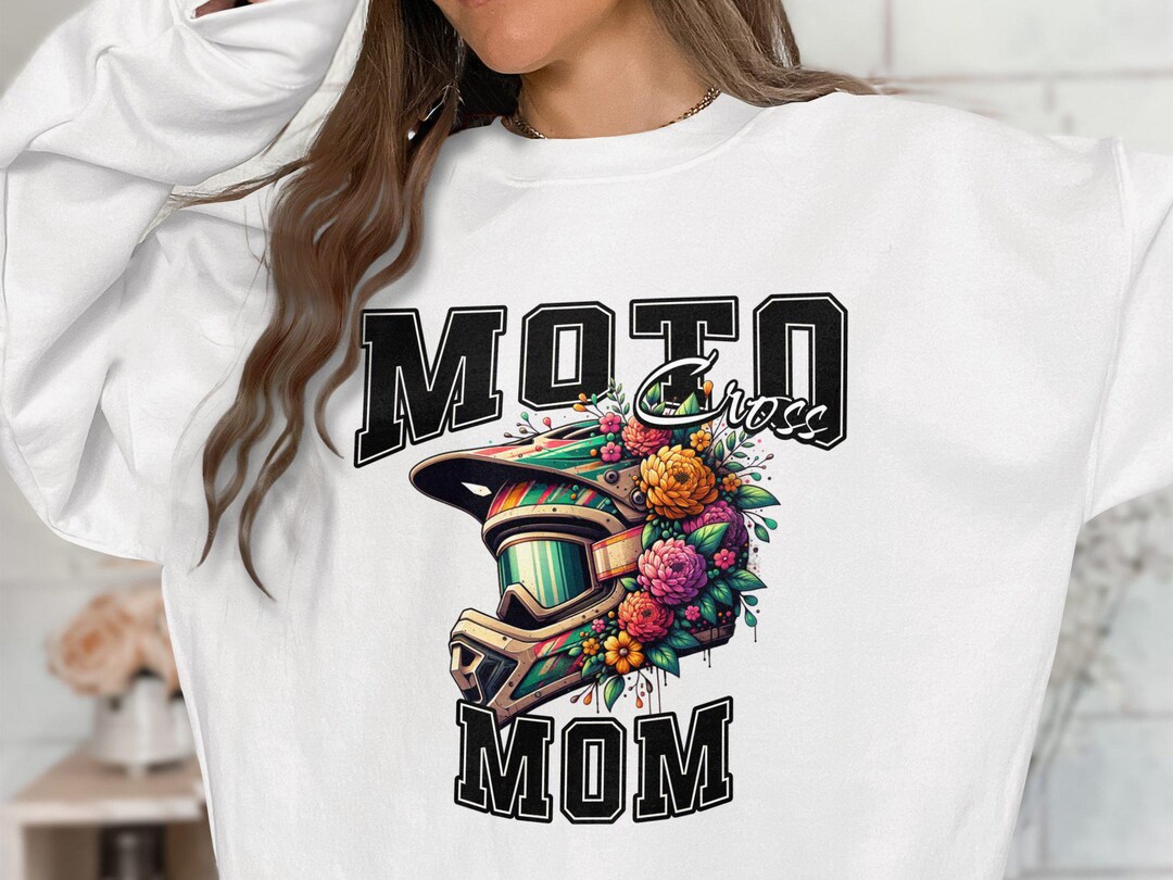 Motocross Mom Digital Art PNG, Moto Graphic for Printables, Motocross ...