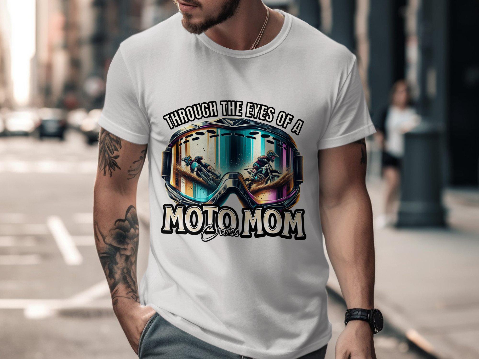 Motocross Mom Digital Art PNG, Dirt Bike Racing Print, Mother's Day ...