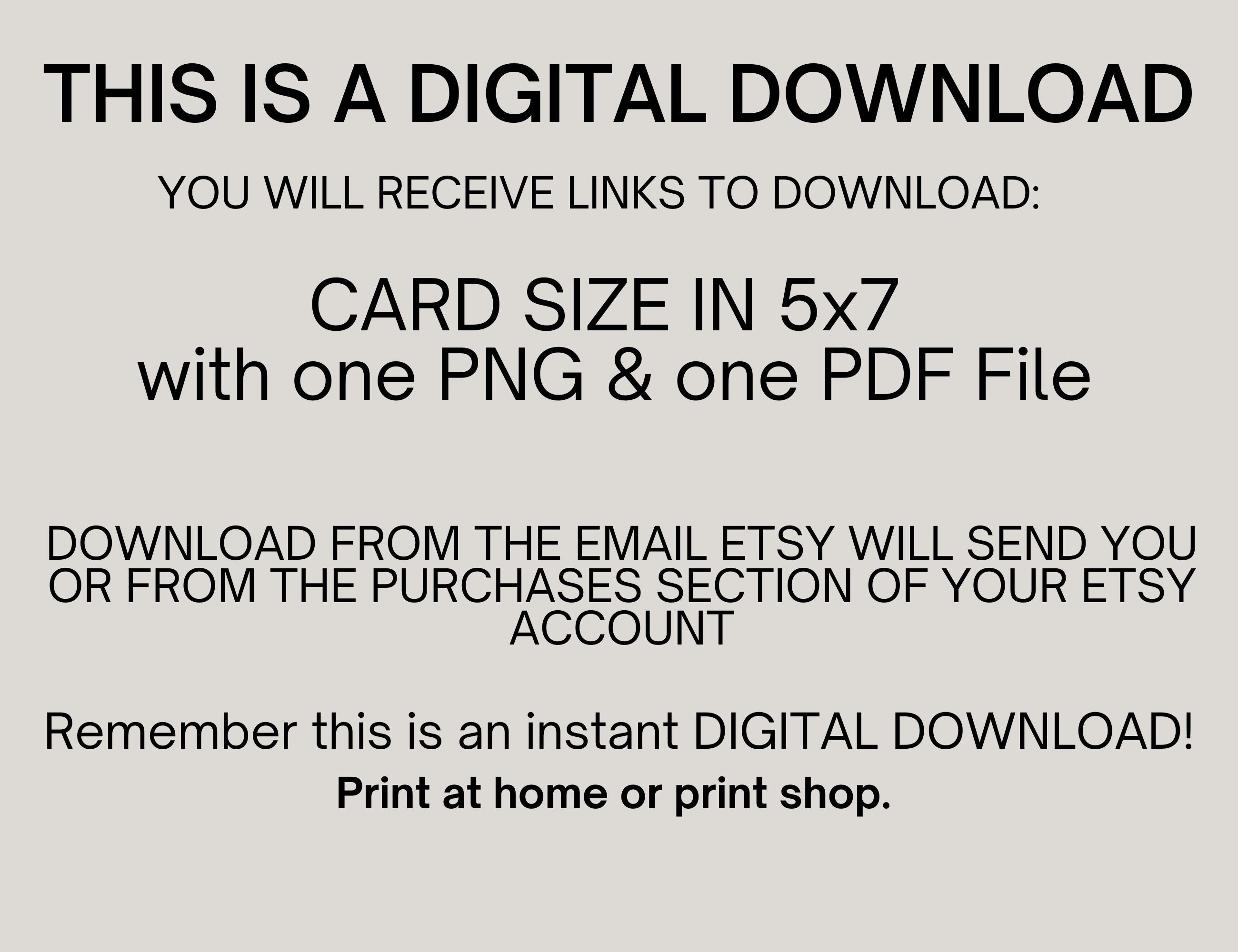 Father's Day Card for Mom, Digital Printable Instant Download, Best Mom ...