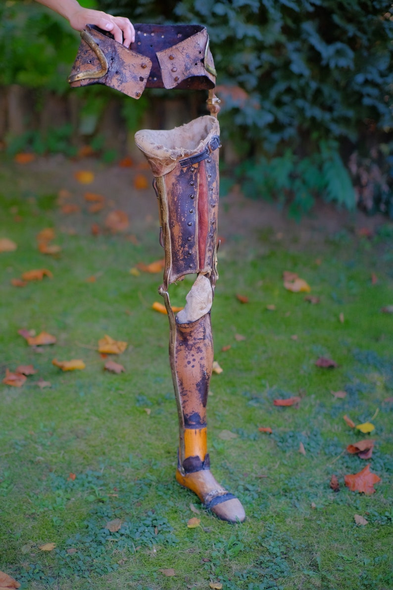 Antique Prosthetic Leg, Artisanal Wooden Leg, Civil War Era - Etsy