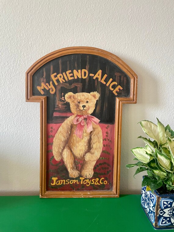Vintage Toy Store Sign Hand Painted my Friend - Etsy