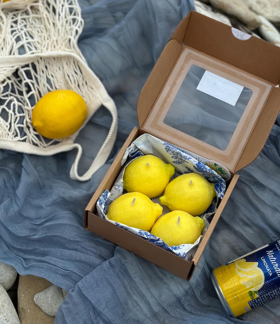 Lemon Candle Set. Lemon Shaped Candles. Fruit Candle. Picnic Favors ...