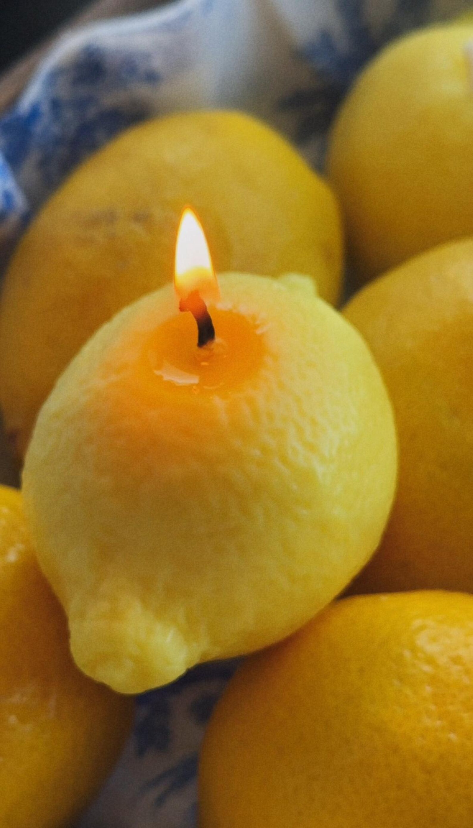 Lemon Candle Set. Lemon Shaped Candles. Fruit Candle. Picnic Favors ...