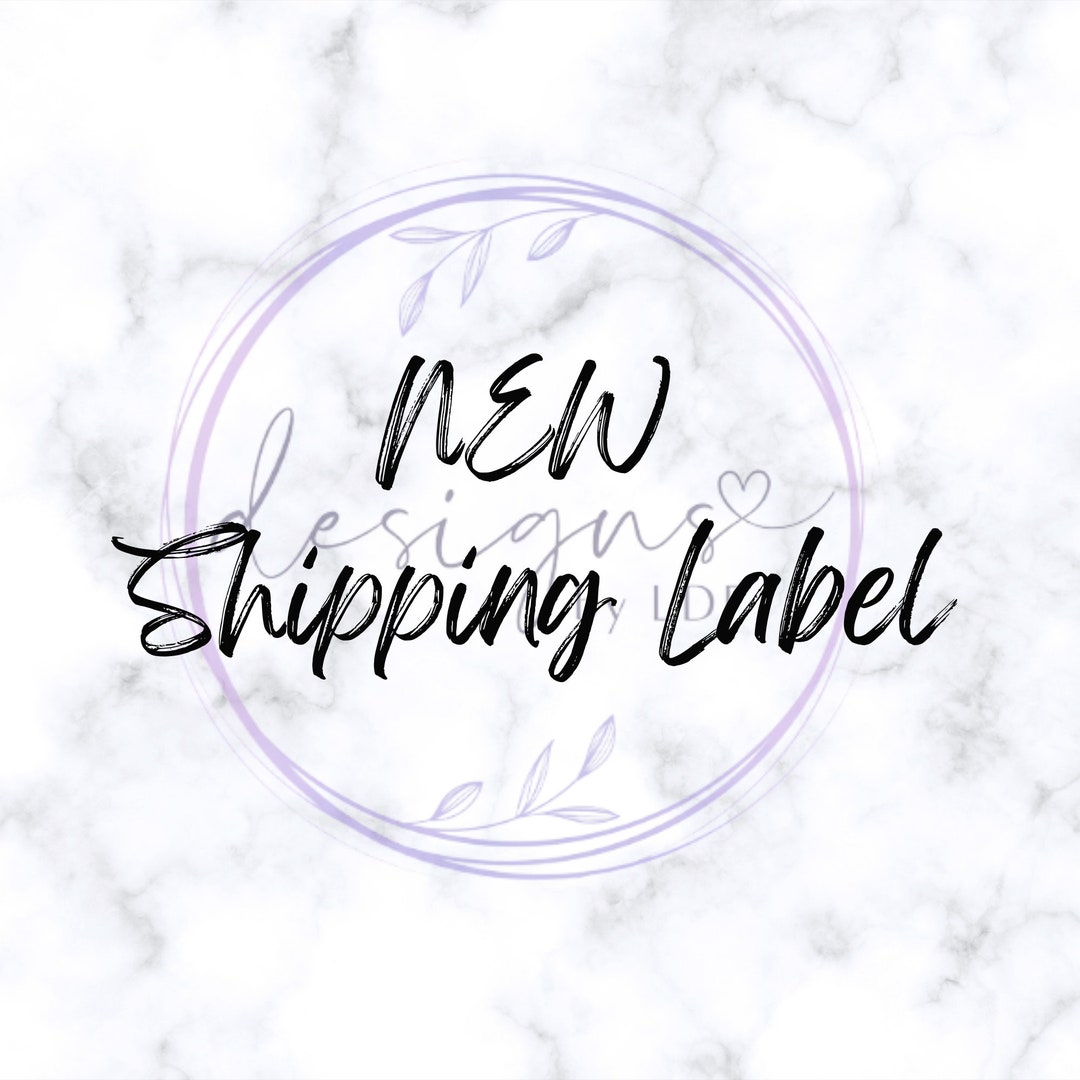 New Shipping Label - Etsy