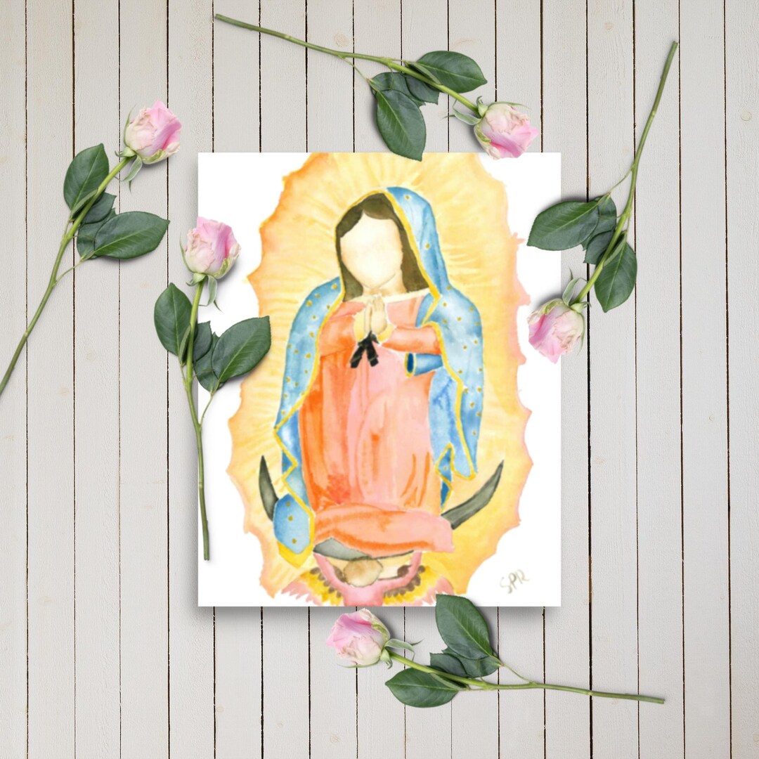 Our Lady of Guadalupe Poster - Etsy