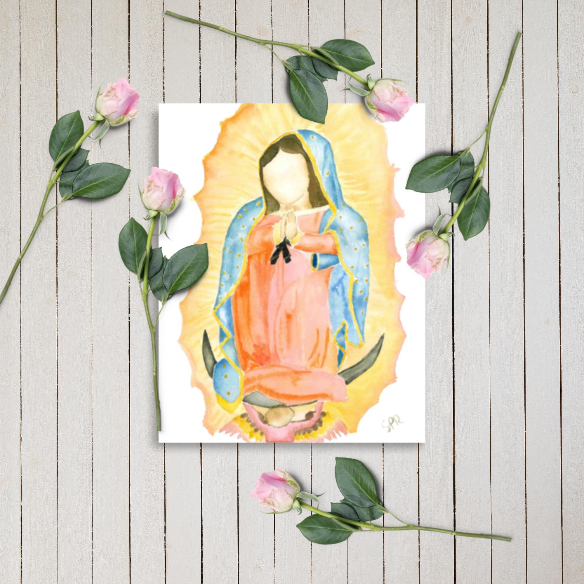 Our Lady of Guadalupe Poster - Etsy