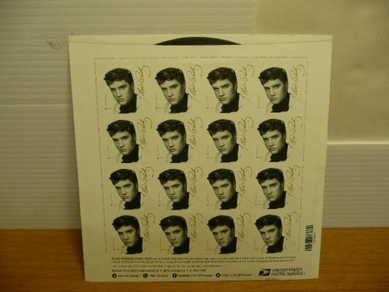 Elvis Presley Stamps - Collectible - Sheet of 16 - Etsy