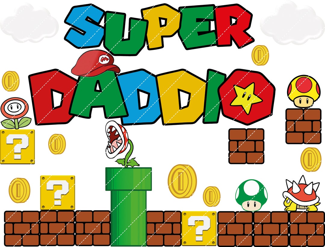 Super Daddio PNG Super Daddio Game Png Father's Day Png - Etsy Australia