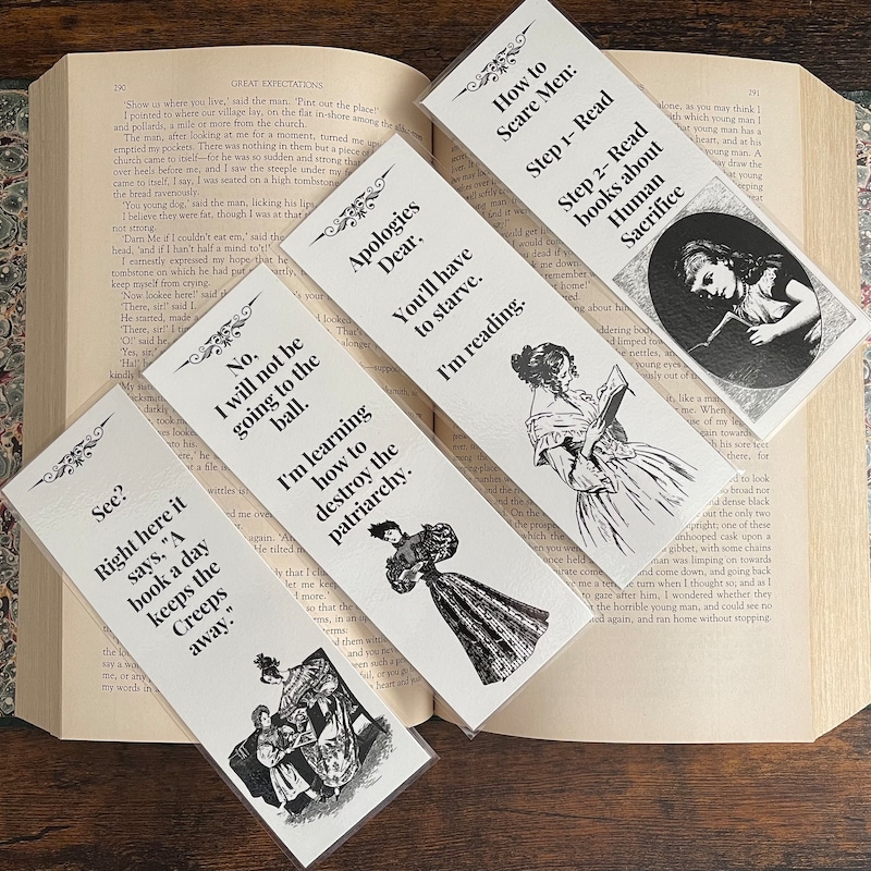 Victorian Bookmarks - Etsy